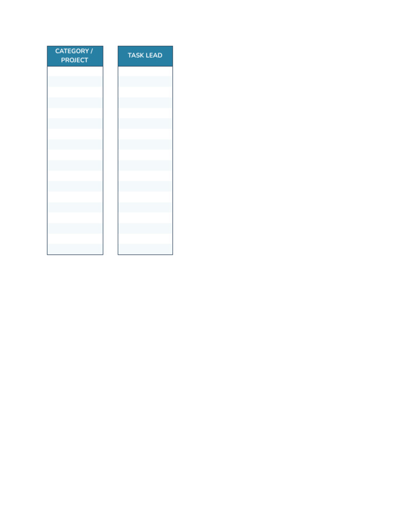 Task and Project Tracker Dashboard | PDF