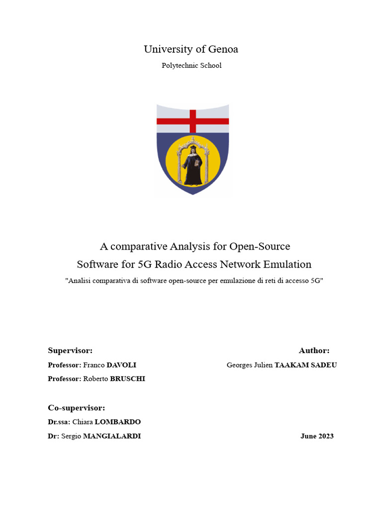 A Comparative Analysis For Open-Source Software For 5G Radio Access ...