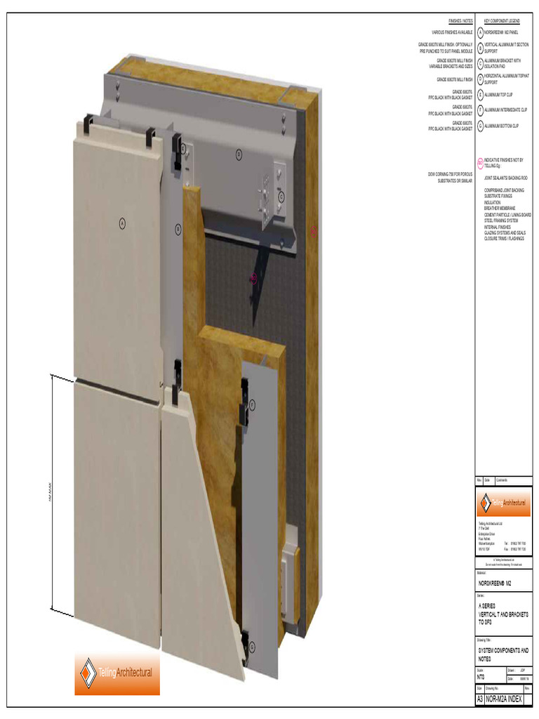 Vertical T Brackets for SFS Systems | PDF | Window | Building Insulation
