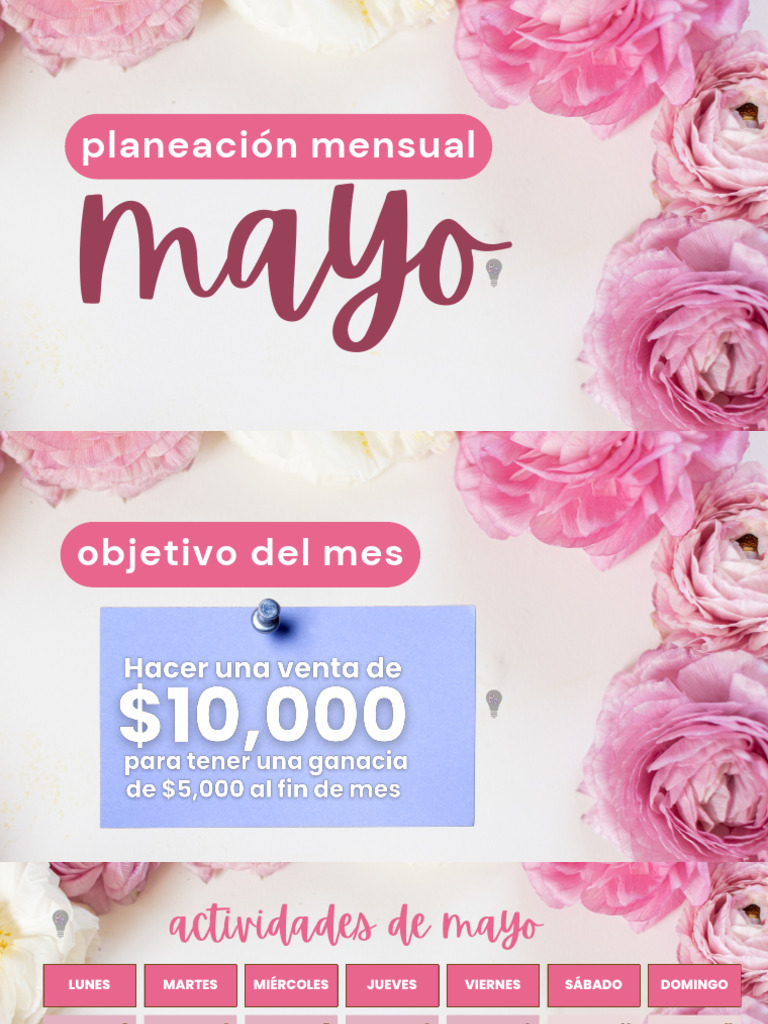 Planeación Mayo 2025 - PC | PDF