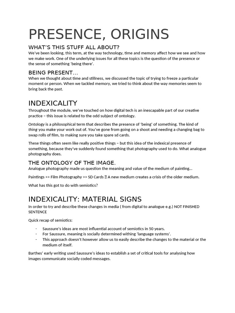 Framing The Visible Indexicality | PDF | Semiotics | Communication