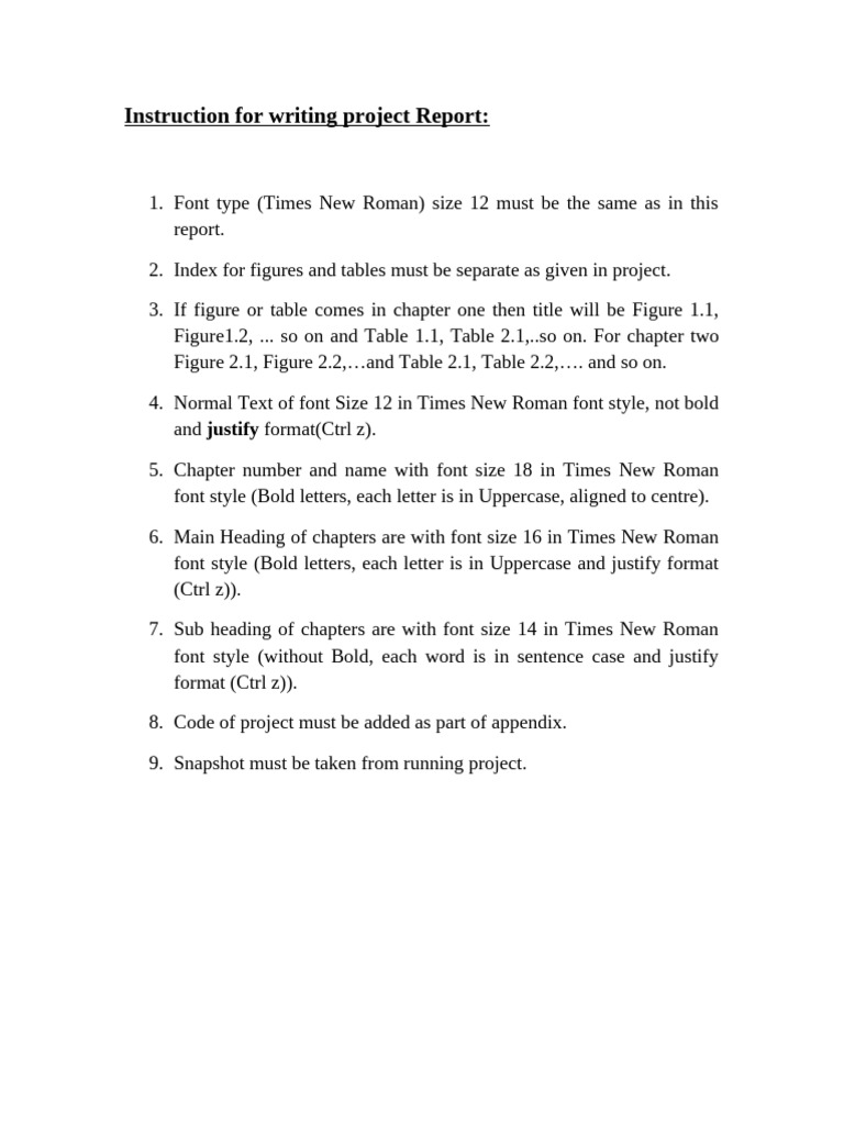 Mini Project Report Template | PDF | Paragraph | Microsoft Word