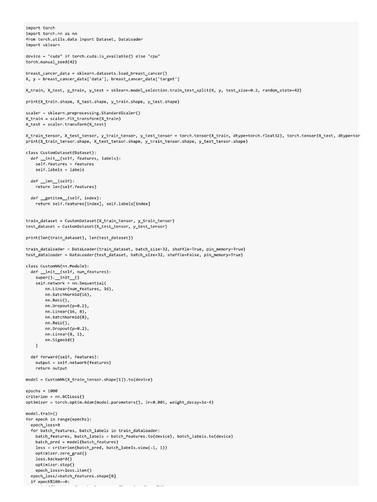 Pytorch Tutorial | PDF