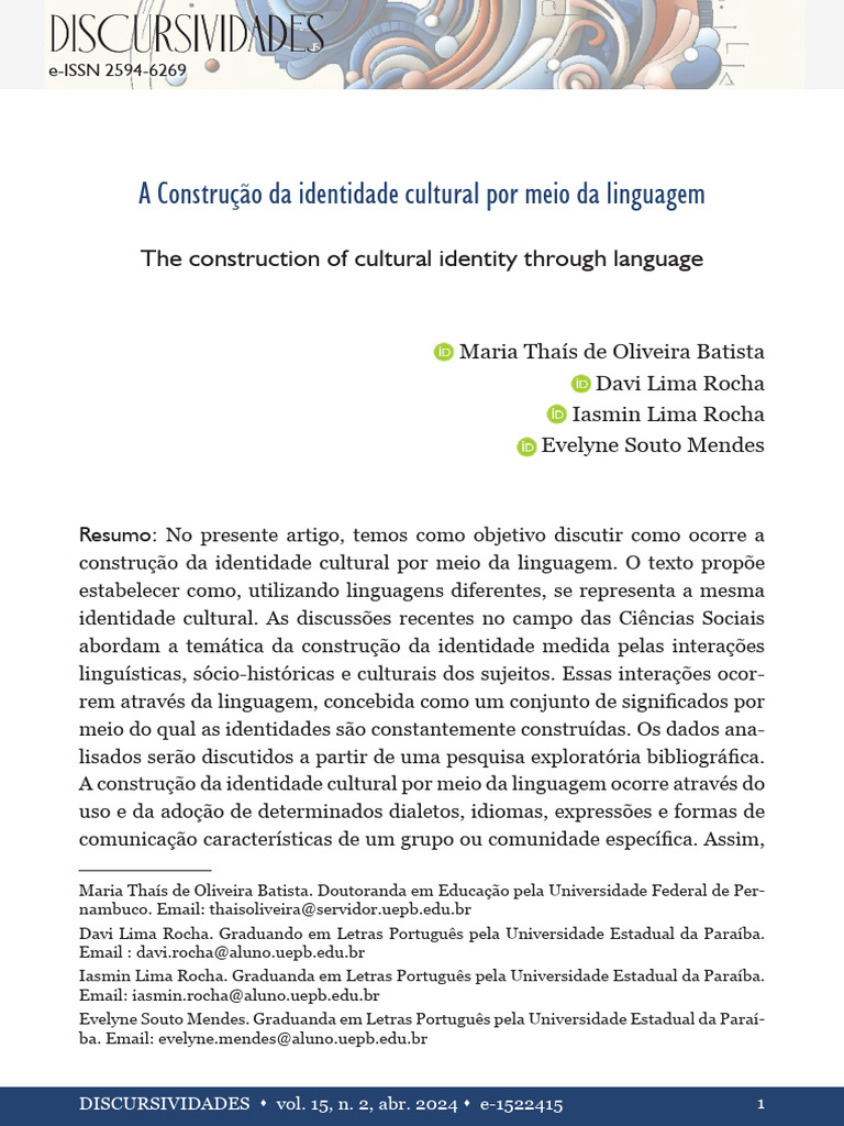 E 1522415 Maria Davi Iasmin Evelyne | PDF | Sociologia | Sociedade