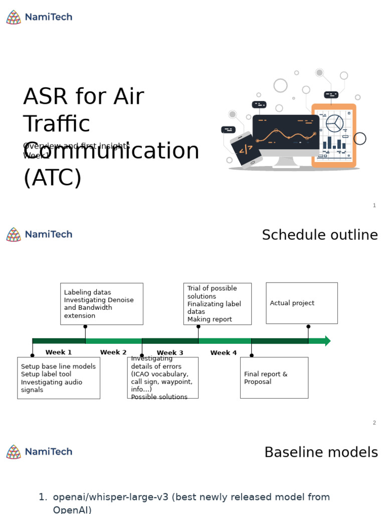 ASR For ATC Report Week3 | PDF | Speech Recognition | Air Traffic Control