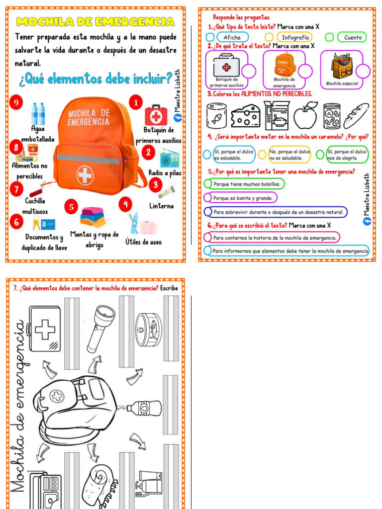 Mochila de Emergencia | PDF