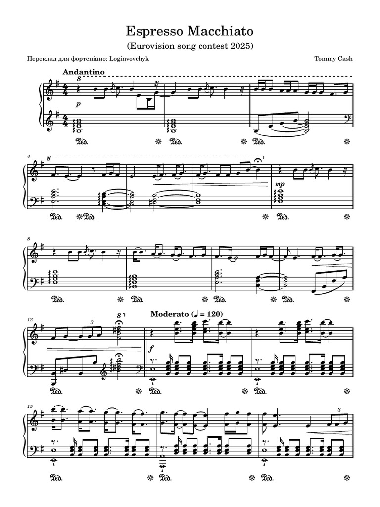 Espresso Macchiato - Tommy Cash | PDF | Caffeinated Drinks | Coffee