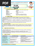 Informe Plan Lector Secundaria. 2025 | PDF | Literatura en español