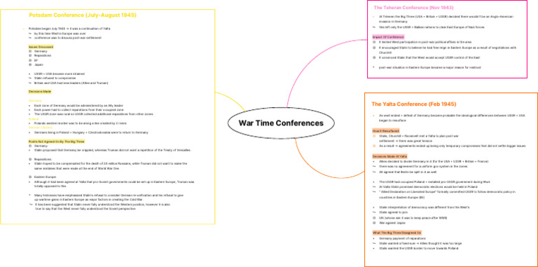 Wartime Conferences Before and During The Cold War | PDF | Joseph ...