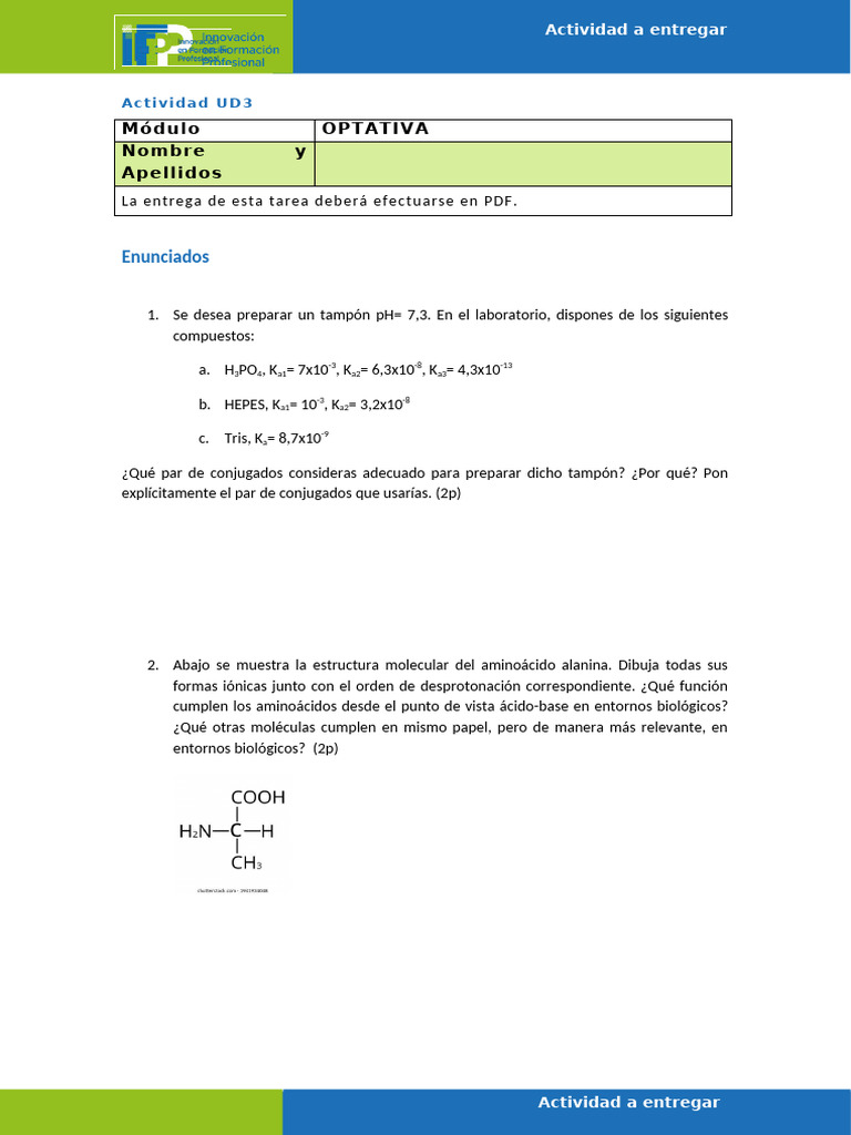 UD3.Ejercicios Ácido Base 2 | PDF
