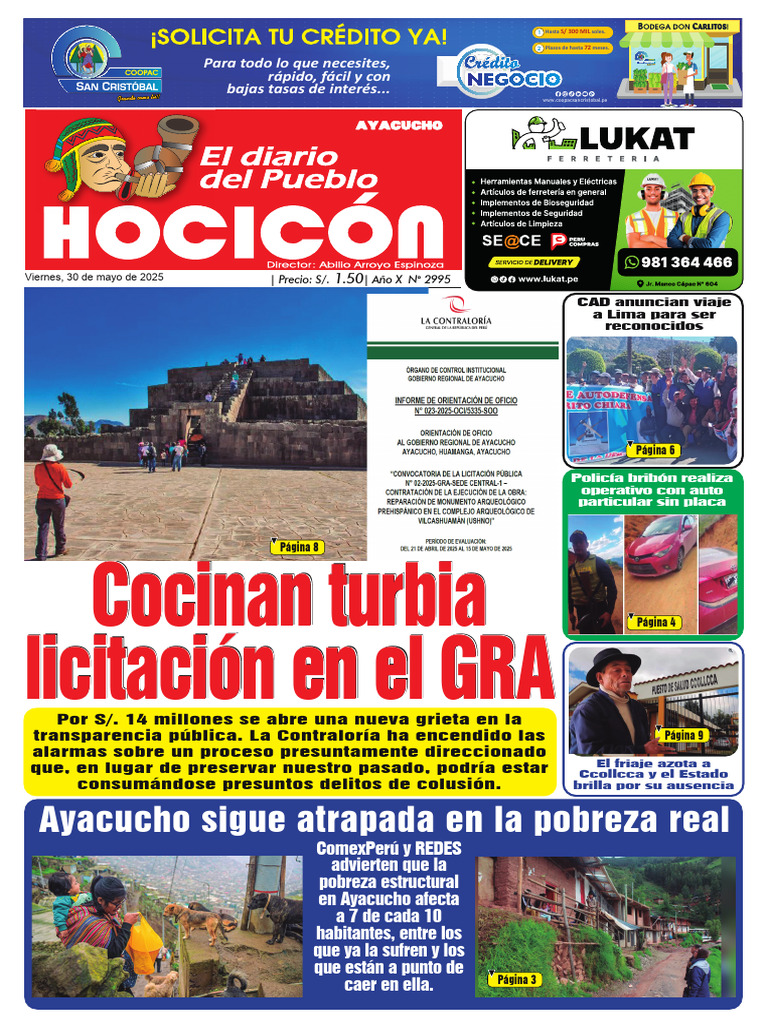 Cocinan Turbia Licitación en El GRA Licitación en El GRA | PDF | Costo de la vida | Pobreza