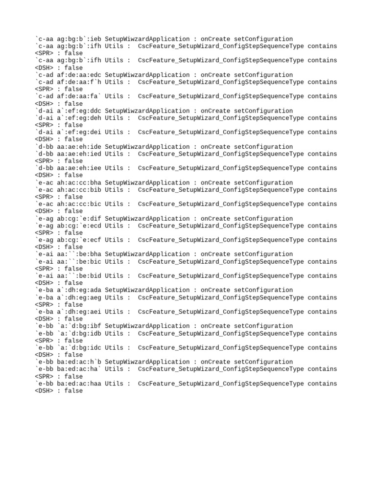 Setup Wizard Configuration Analysis | PDF