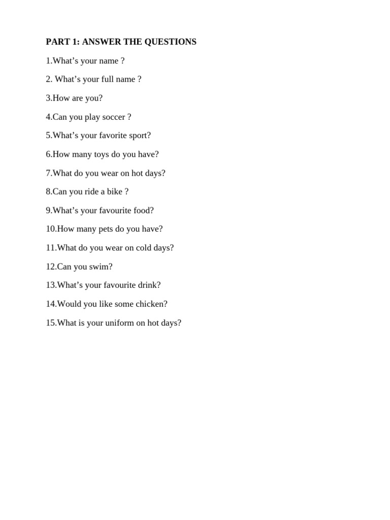 Grade 3 English Conversation Practice | PDF