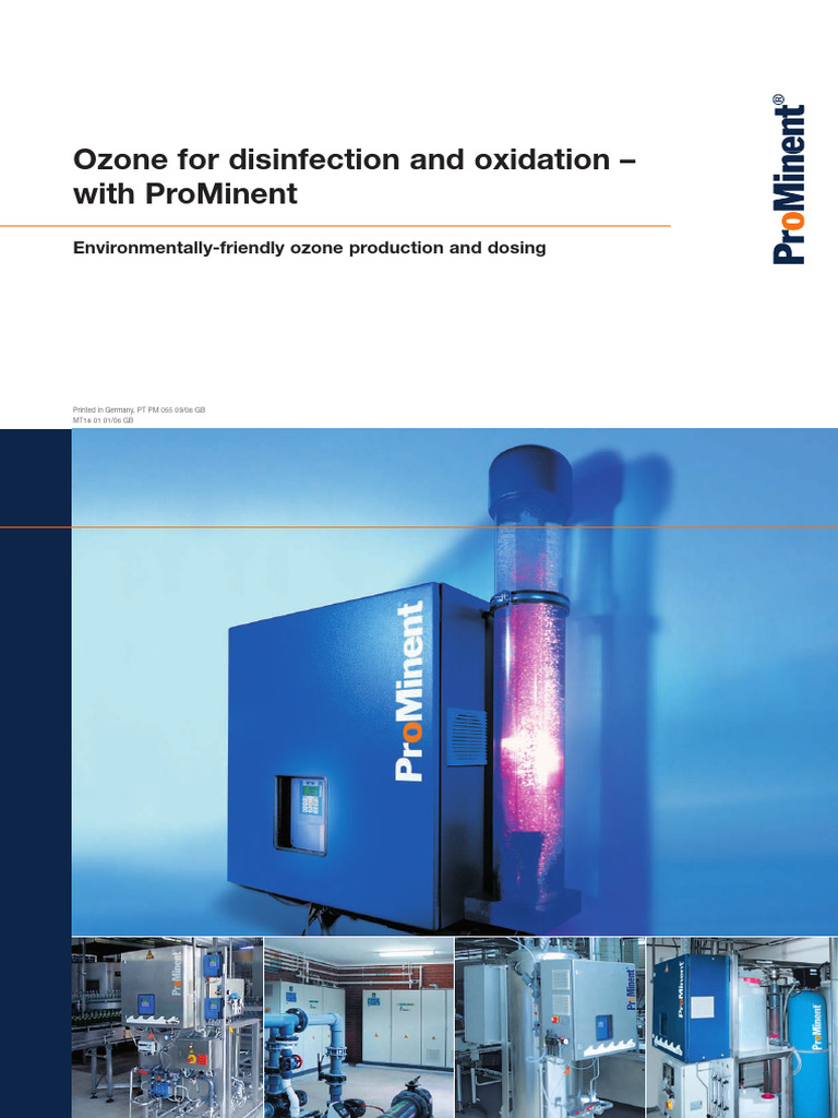 Brochure - Ozone For Disinfection and Oxidation | PDF | Ozone | Water