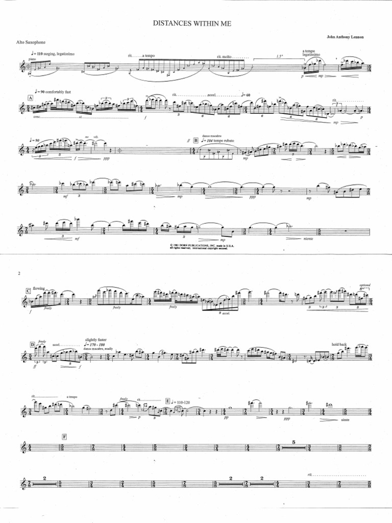 Distances Within Me | PDF