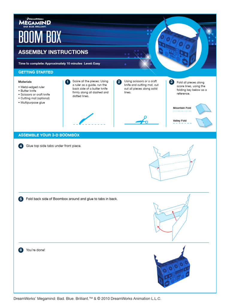 MM Boombox Instructions | PDF