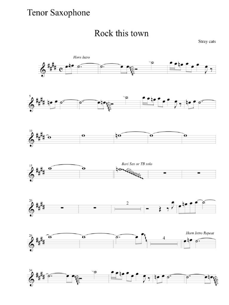 Tenor Sax | PDF