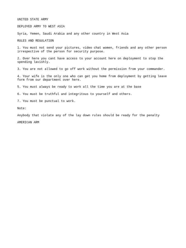 Usa Arm Form Requests | PDF