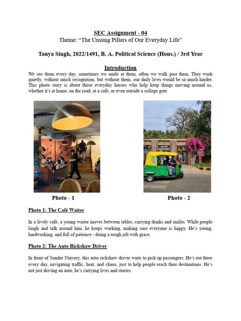 Tanya Singh - SEC Assignment | PDF