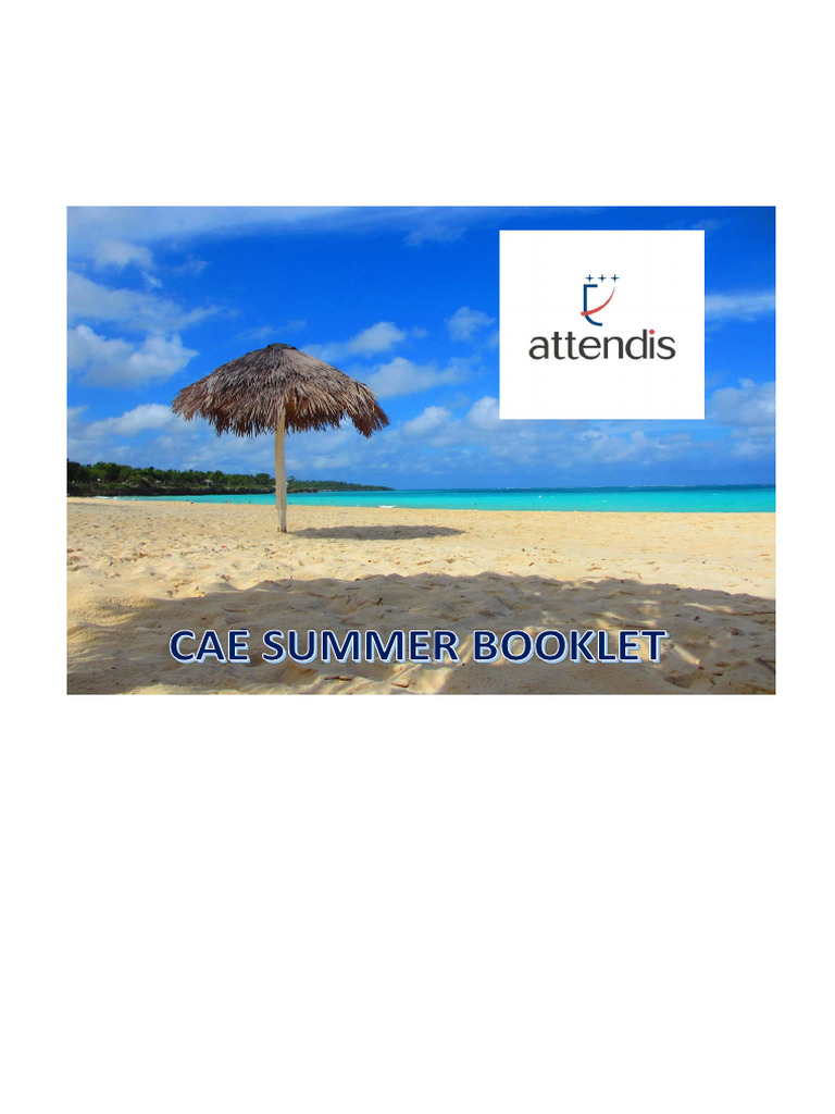 Cae Summer Booklet Short Version | PDF | Syntax | Grammar
