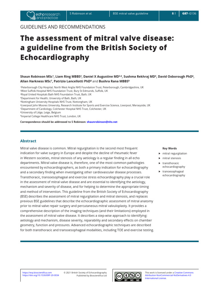 Erp 20 0034 | PDF | Coronary Circulation | Heart Valve