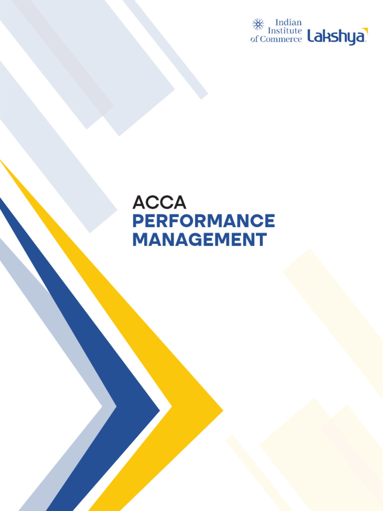 Acca PM Notes Theory | PDF | Pricing | Demand