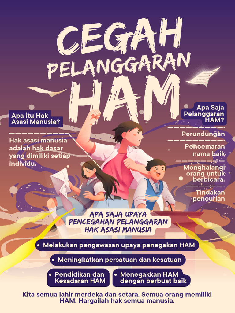 Poster Edukasi Hak Asasi Manusia | PDF