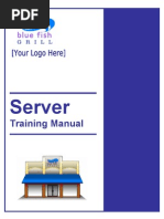 Server. Training Manual | PDF | Waiting Staff | Restaurants