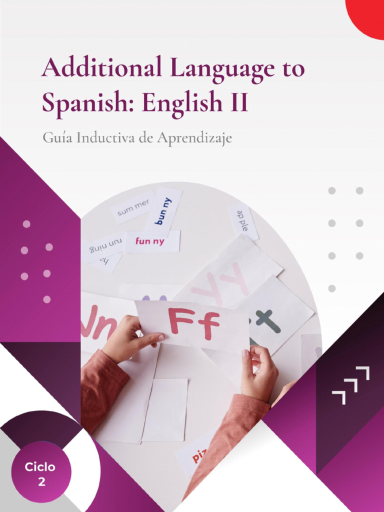 6B - 2 - Additional Language To Spanish - English II | PDF | Evaluación ...