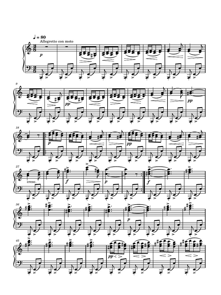 Romantic - Brahms, Johannes - Keyboard | PDF