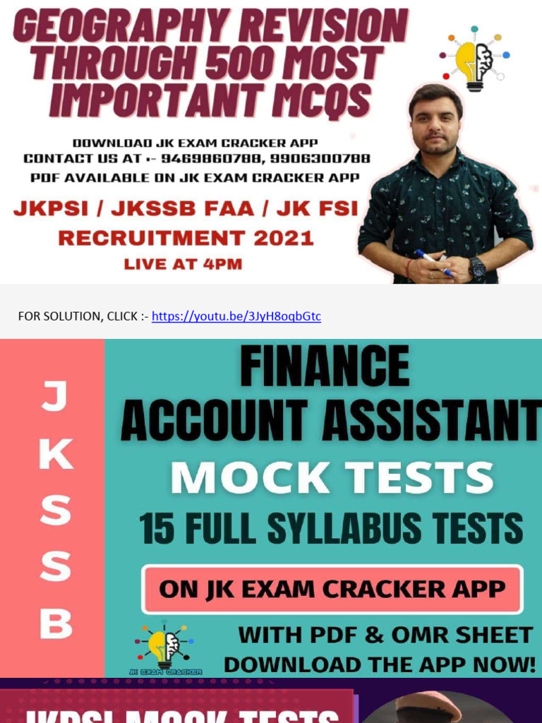 Geography 500 Mcqs Revision Series Set 01 - 473145ba Fb44 4404 A74b Ab5baa2e1b79 | PDF ...