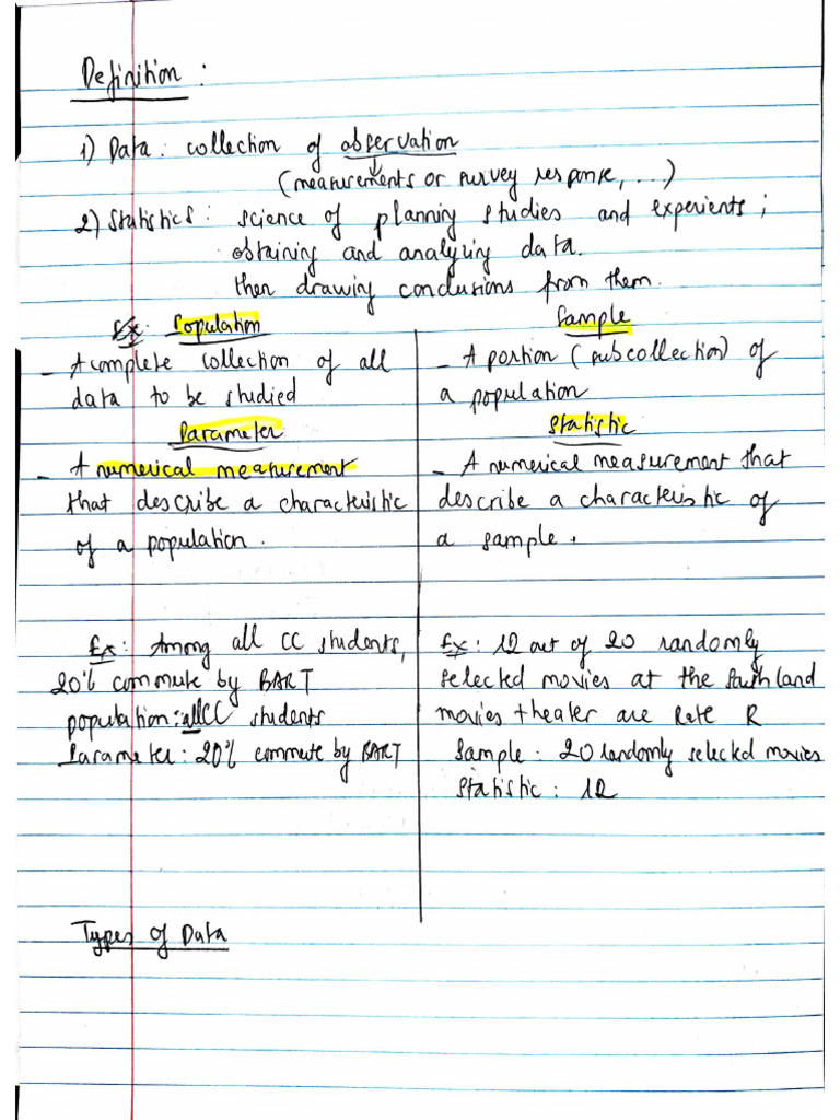 Math 43 - Unit 1 | PDF
