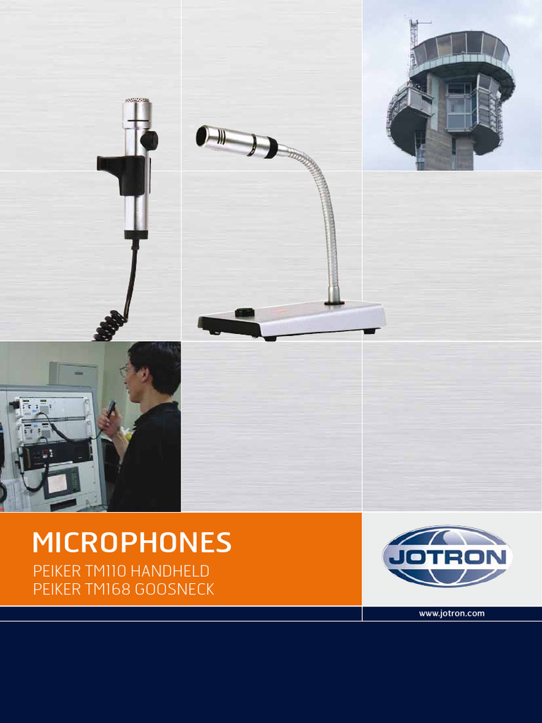 Peiker TM110 & TM168 Microphone Specs | PDF | Microphone | Audio ...