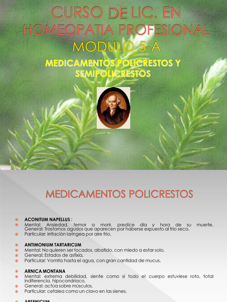 Lic. de Homeopatia Modulo 5-A | PDF