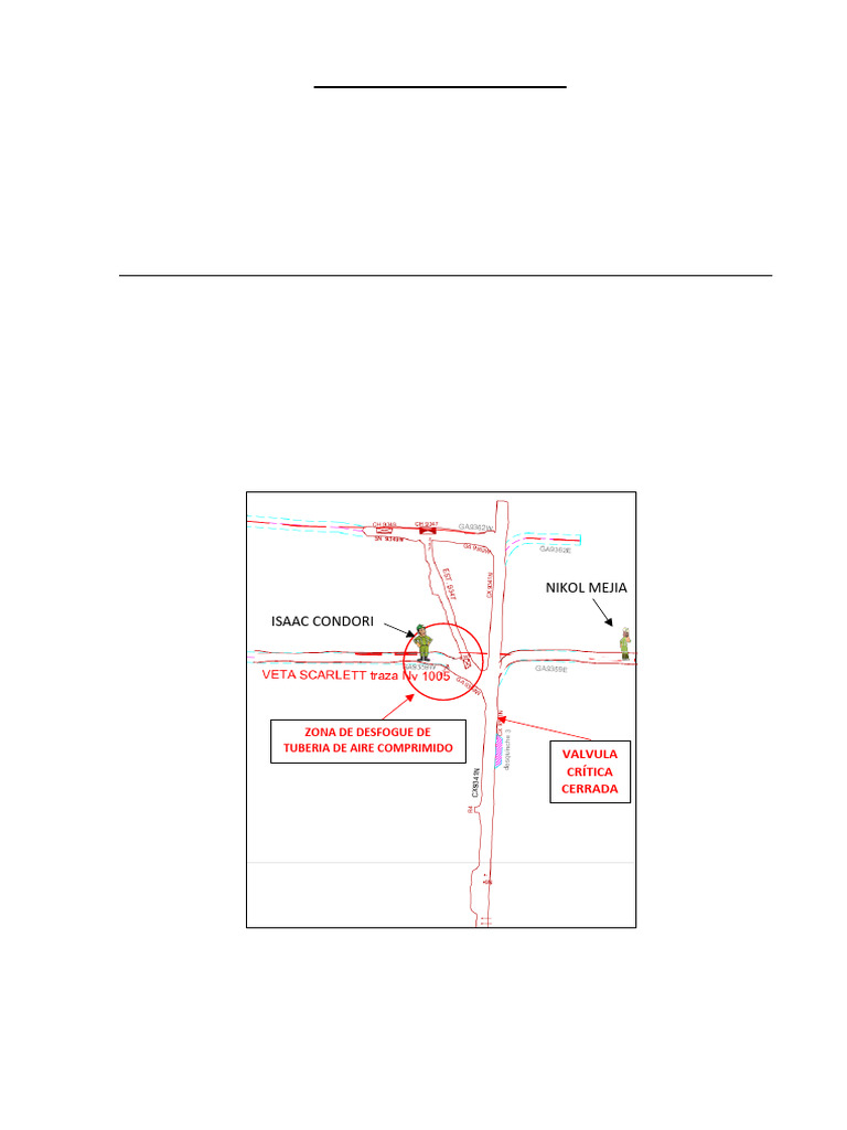 Informe Desfogue de Tuberia de Aire Coprimido NV 1005 San Juan Baja. | PDF