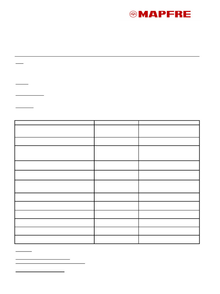 Cotización CAR | PDF | Póliza de seguros | Reaseguro