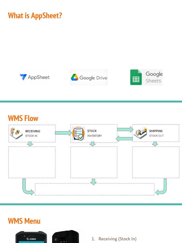 Mini WMS Using Appsheet | PDF