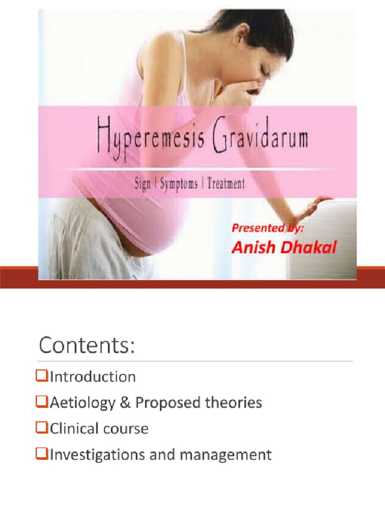 Hyperemesis Gravidarum 155177055 | PDF
