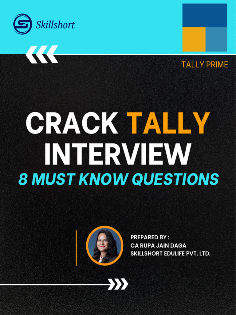 Tally Prime Interview Questions Guide | PDF