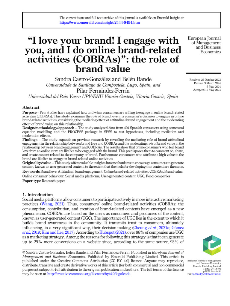 The Role of Brand Value | PDF | Brand | Consumer Behaviour