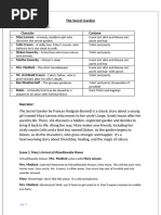 The Secret Garden Play Script | PDF | The Secret Garden