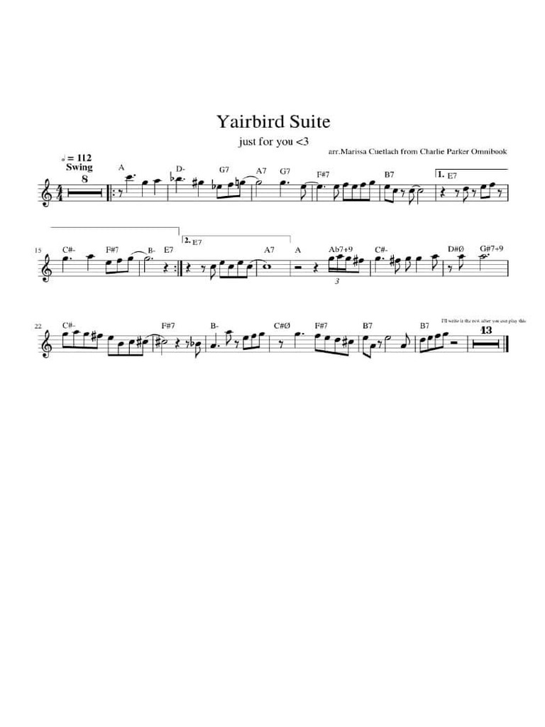 Yardbird Suite2 | PDF