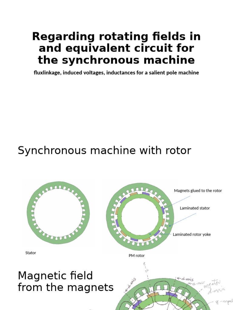 Synchronous Machine Field Analysis Guide | PDF