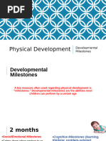 Bright Futures Developmental Milestones | PDF | Infants | Breastfeeding