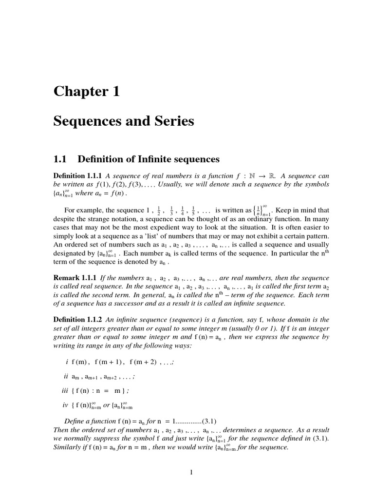 Applied Mathematics II Astu-1 | PDF | Sequence | Function (Mathematics)