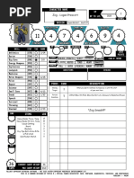 Fallout TTRPG Character Sheet | PDF