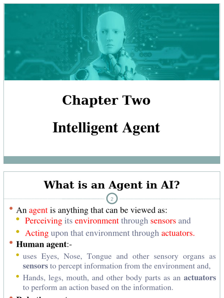 Chapter - 2 Intelligent Agent | PDF | Perception | Cognitive Science