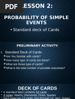 Playing Cards Basics for Probability | PDF