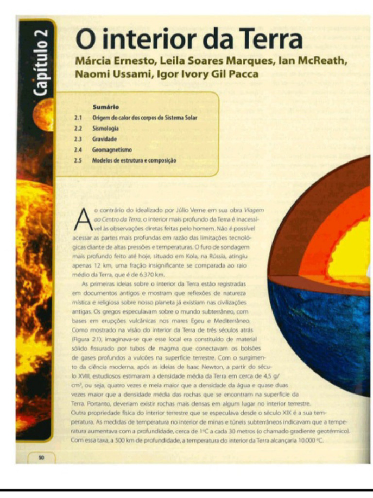 O Interior Da Terra - (Cap. 2 - DAT) | PDF
