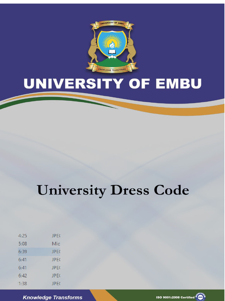 Dress Code-Revised | PDF | Clothing | Policy